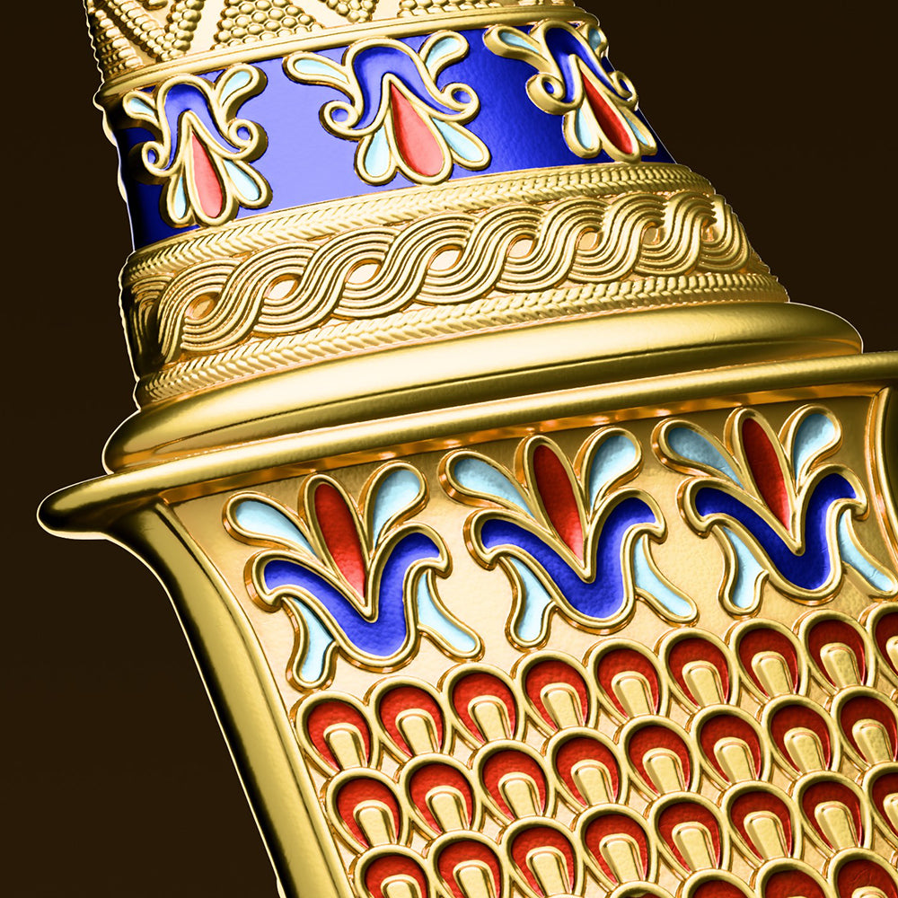 King Tutankhamun's Dagger 2 oz Pure Silver Coin by Spectres