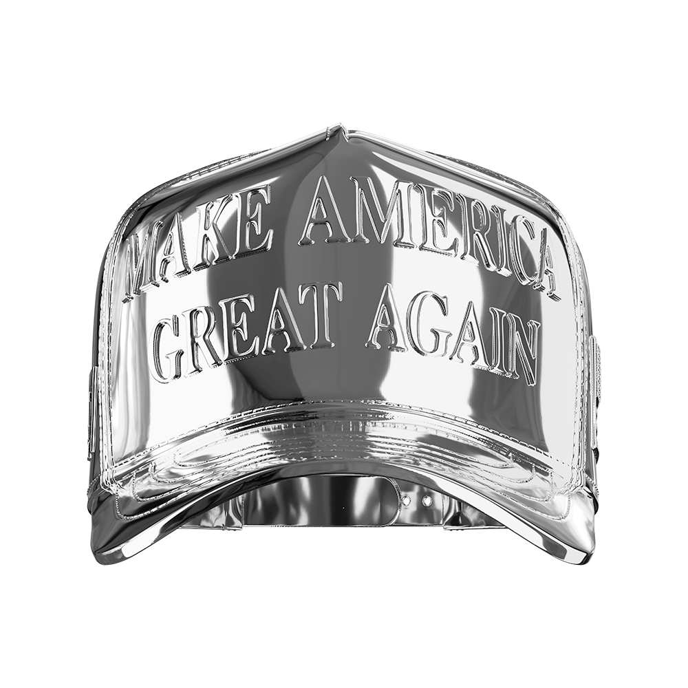 MAGA Hat Pure Silver Sculpture by Spectres